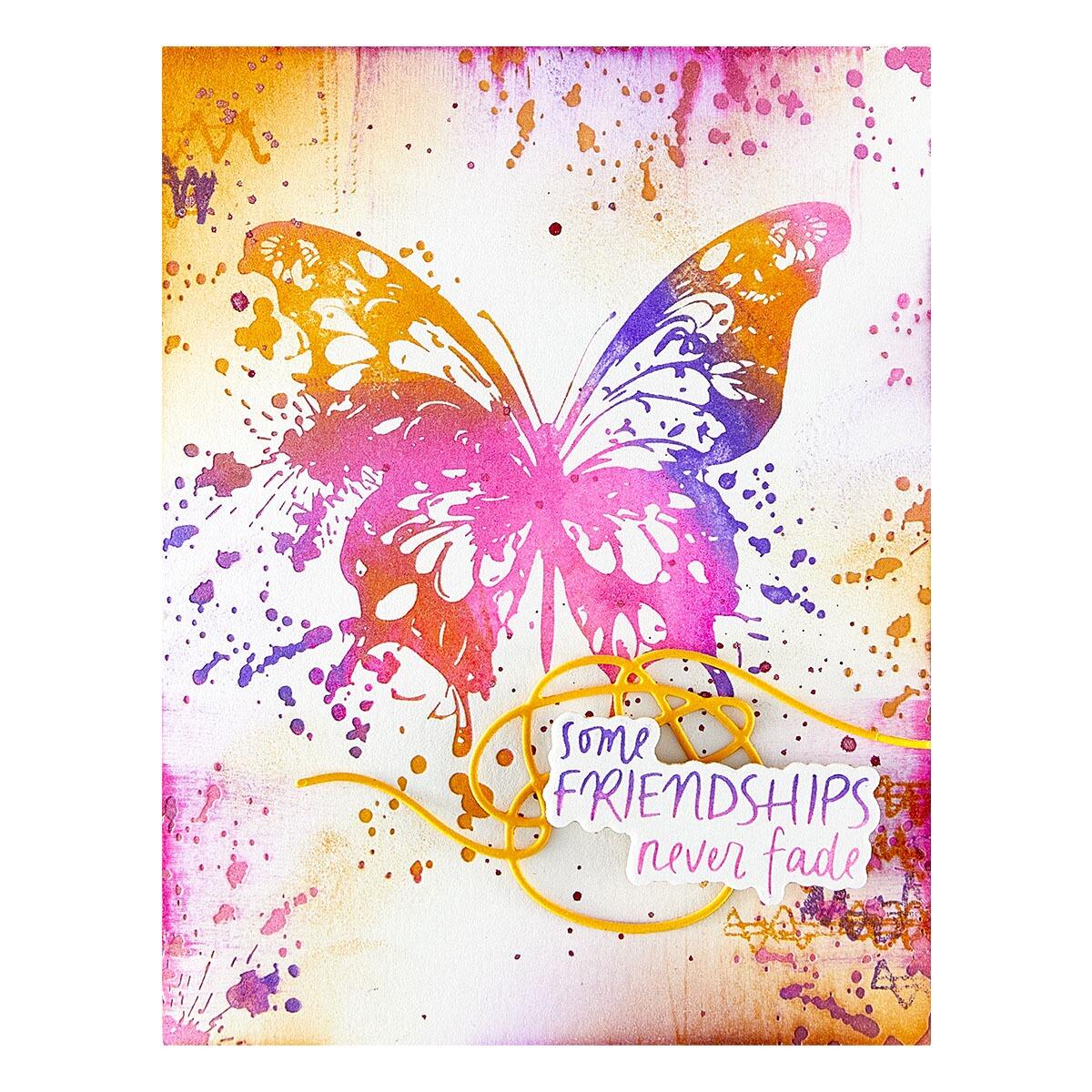 Spellbinders - Butterfly Splatter BetterPress Plate & Die Set from the ...
