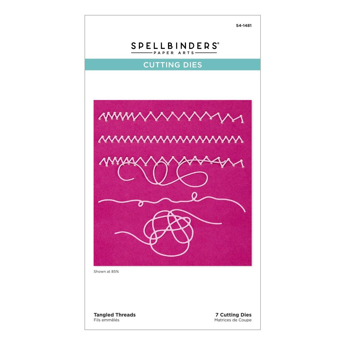 Spellbinders - Tangled Threads Etched Dies from the Beautifully ...