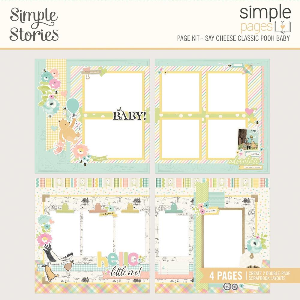 Spellbinders - Simple Stories - Say Cheese Classic Pooh Baby Simple ...