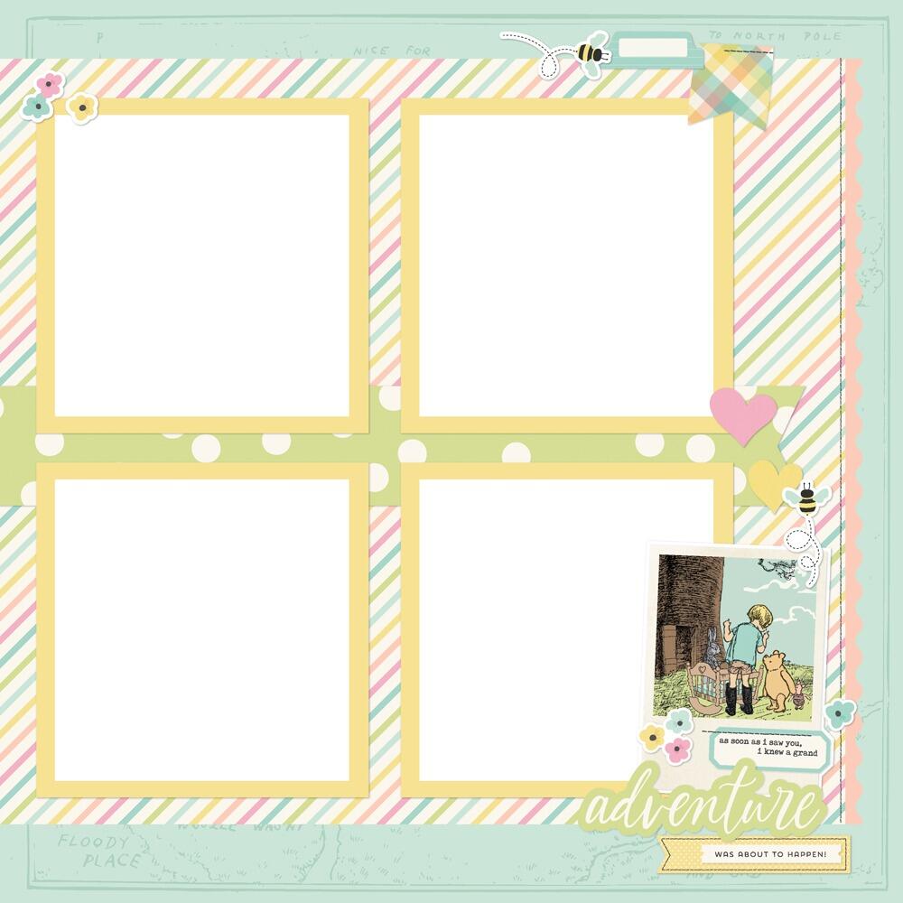 Spellbinders - Simple Stories - Say Cheese Classic Pooh Baby Simple ...