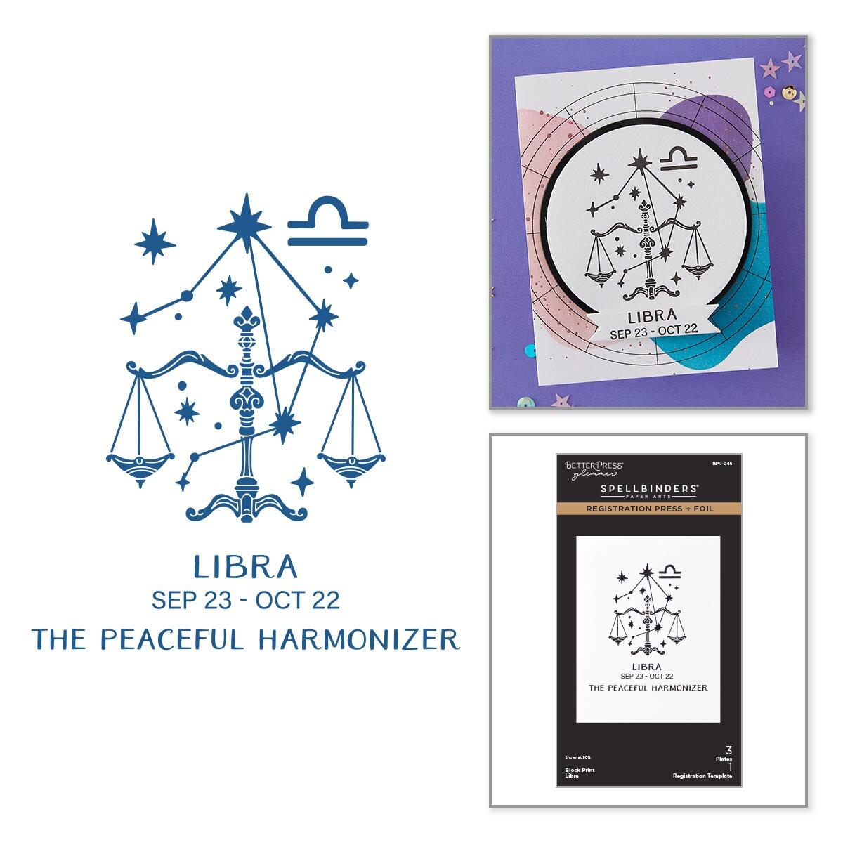 Spellbinders - Block Print Libra Registration Press + Foil Plate