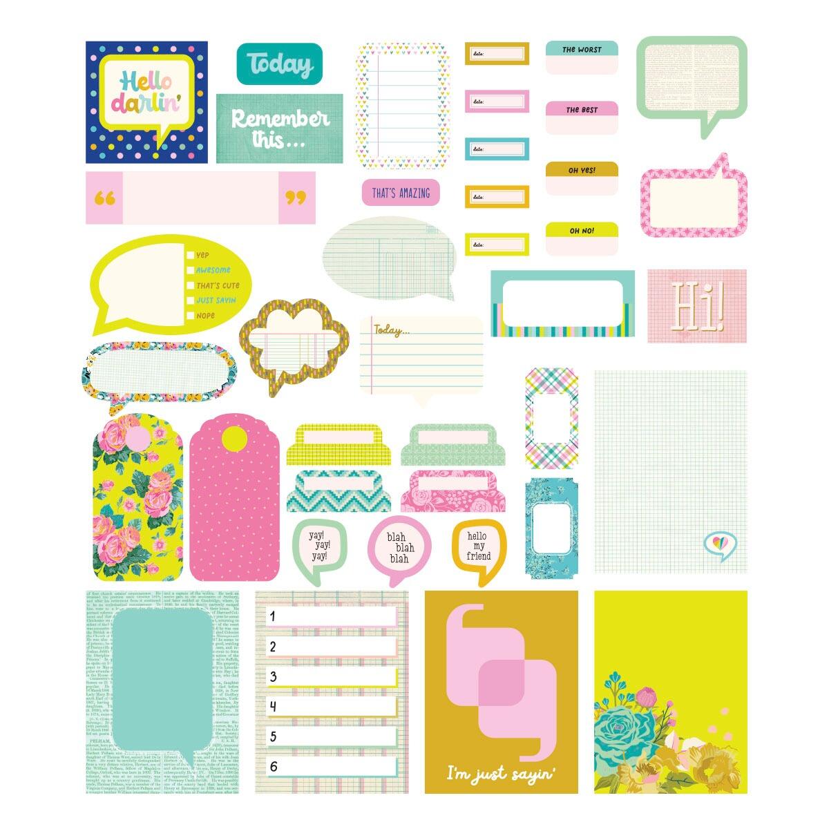 Spellbinders - Just Sayin' Writable Die Cuts from the Just Sayin ...