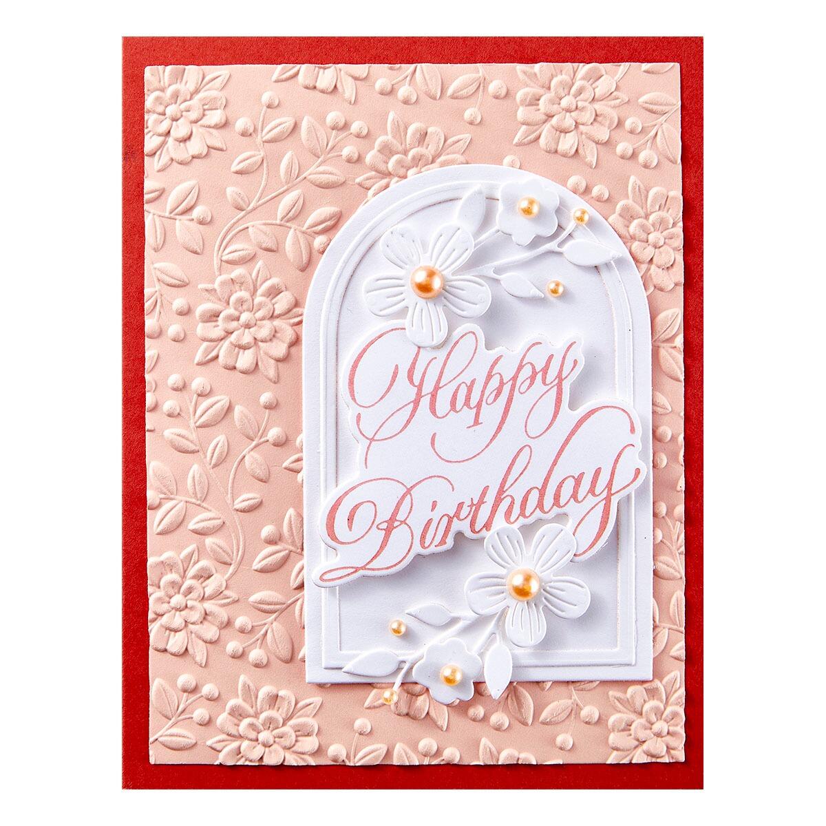 Spellbinders - Copperplate Happy Birthday and Everything BetterPress ...