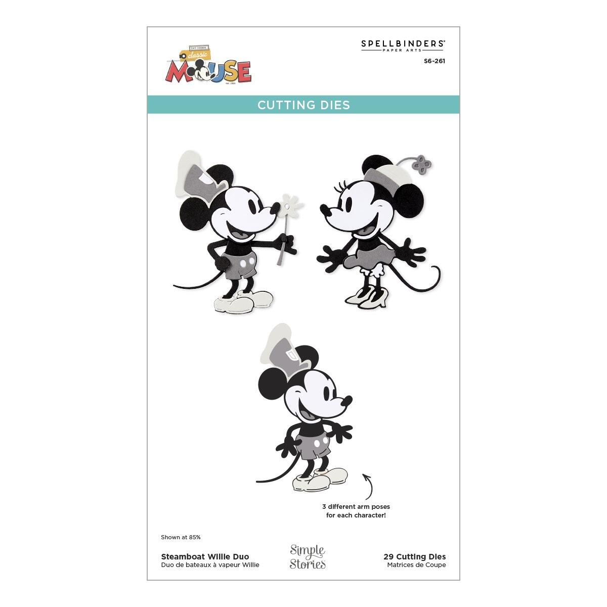 Spellbinders - Say Cheese Classic Mouse Character Die Bundle from the ...