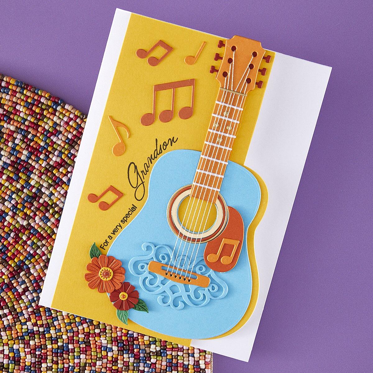 Spellbinders - Majestic Guitar Etched Dies from the Bibi's Musical ...