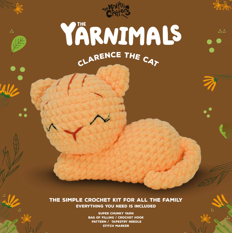 Knitty Critters - Yarnimals - Clarence the Cat