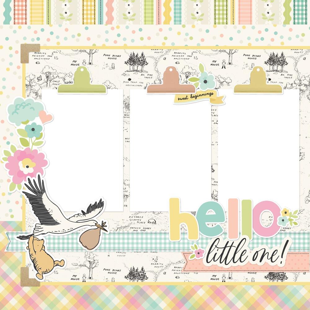 Spellbinders - Simple Stories - Say Cheese Classic Pooh Baby Simple ...