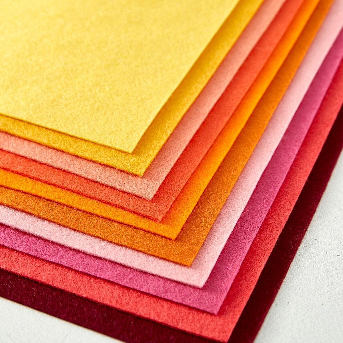 Spellbinders - Merino Wool Felt Sheets - Warm Collection