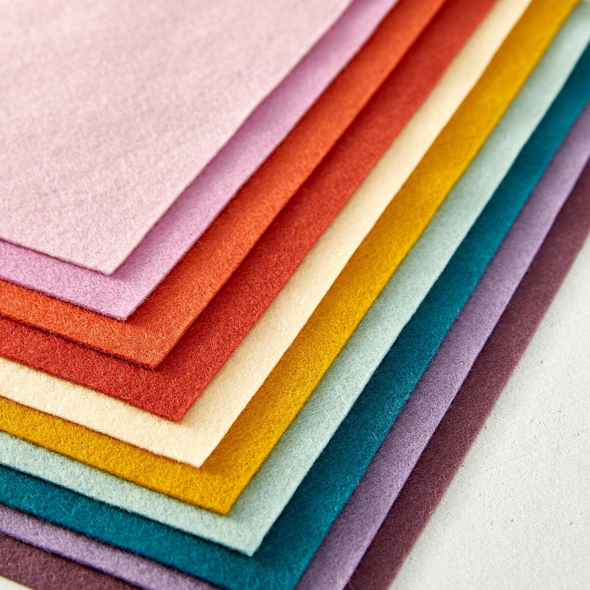 Spellbinders - Merino Wool Felt Sheets - Trend Collection
