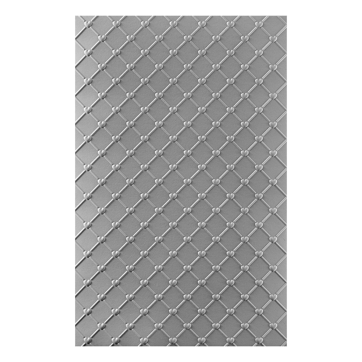 Spellbinders - Cross My Heart 3D Embossing Folder from the Gorgeous You ...