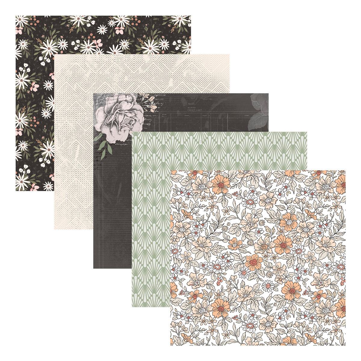 Spellbinders - Rosie's Studio Golden Afternoon 12x12" Designer Paper Pack