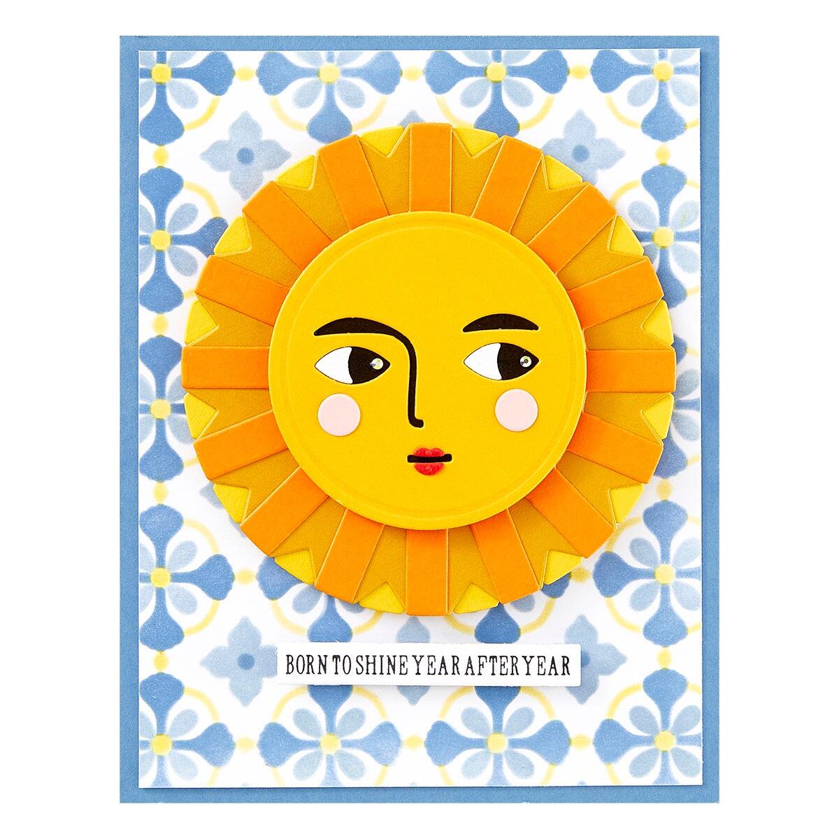 Spellbinders - Under the Sun Etched Dies from the La Dolce Vita Collection