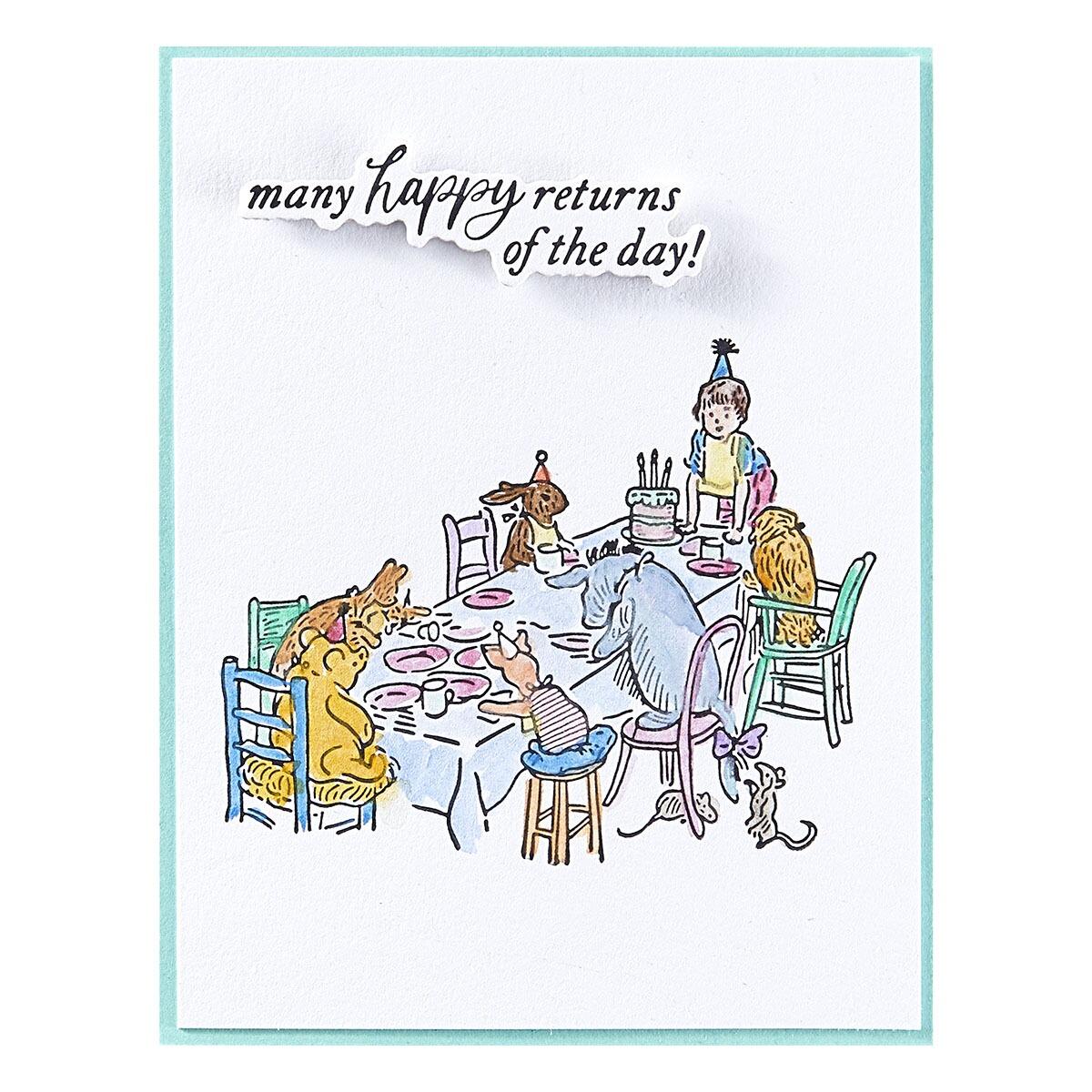 Spellbinders - A Very Happy Birthday Sentiments Press Plate & Die Set ...