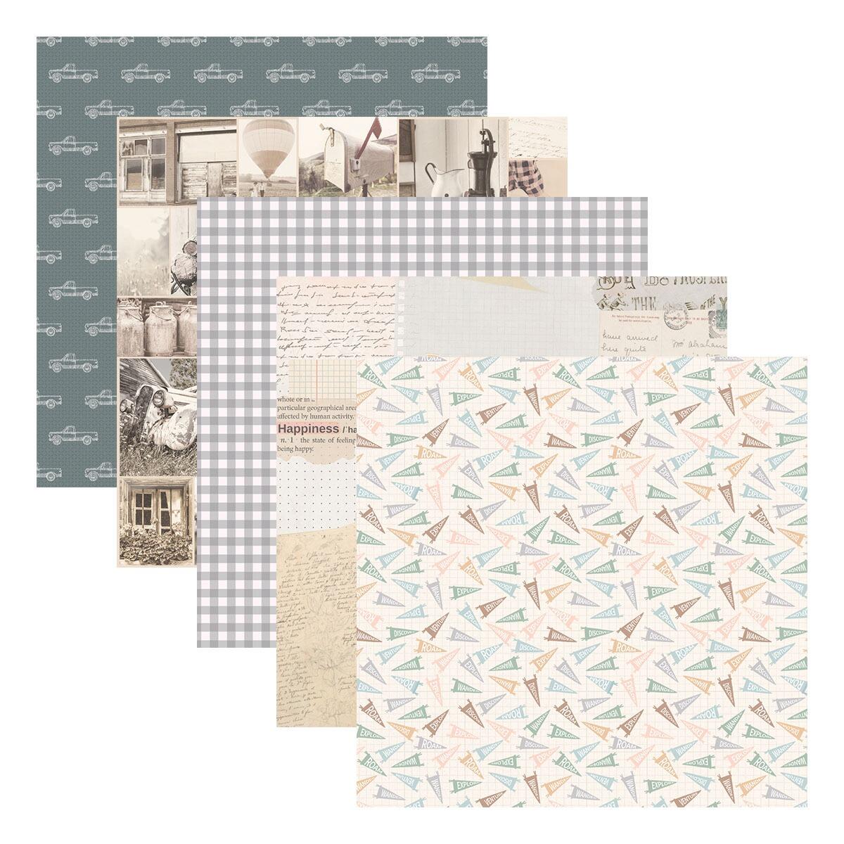 Spellbinders - Rosie's Studio Clementine 12" x 12" Designer Paper Pack