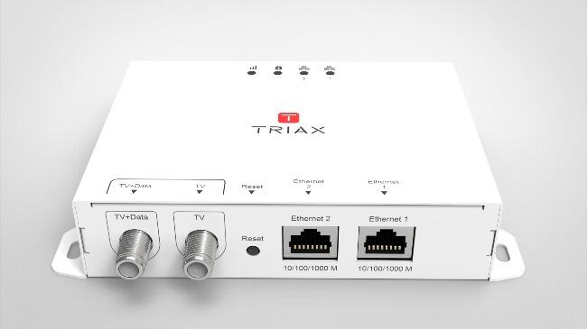 Triax EoC MediaConverter | Convert Coax Cable to 1Gbps Ethernet Network