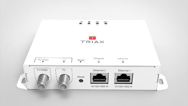 Triax TEoC GigaKit – Ethernet over Coax Gigabit Network Kit for TV & Data