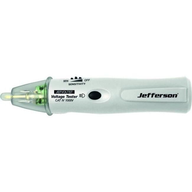 Jefferson Voltage Tester with LED Torch | Non-Contact AC Voltage Detector