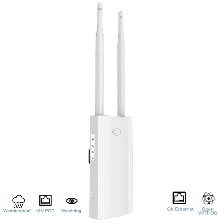 Clear Flow CF-EW72 V2 Aero 12 – 1200Mbps Dual-Band Outdoor Access Point