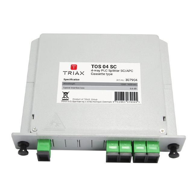 Triax TOS PLC Splitter SC/APC || CDS Ltd