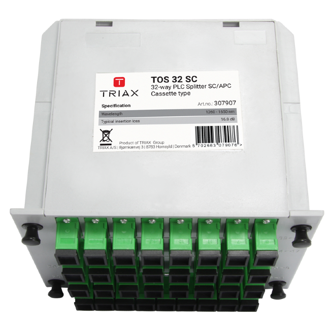Triax TOS PLC Splitter SC/APC || CDS Ltd