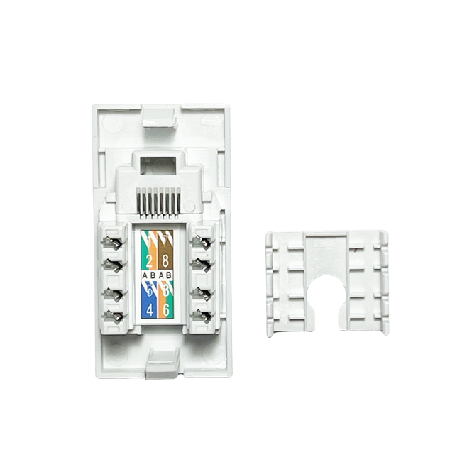 Triax Cat 6A Module | CAT6A Compliant Euro Module for High-Speed Ethernet