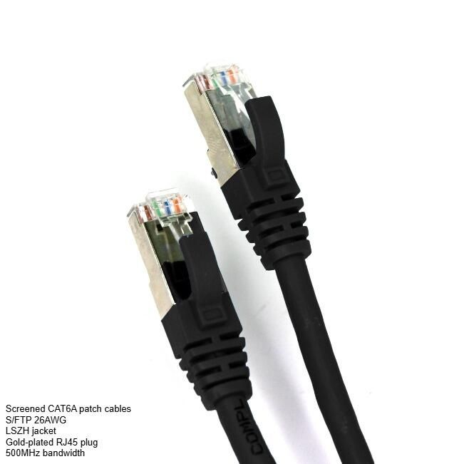 CAT6 FTP Patch Lead – 10GbE, Solid Copper, Shielded
