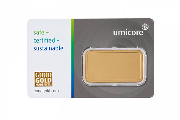 20 gram gold bar Umicore