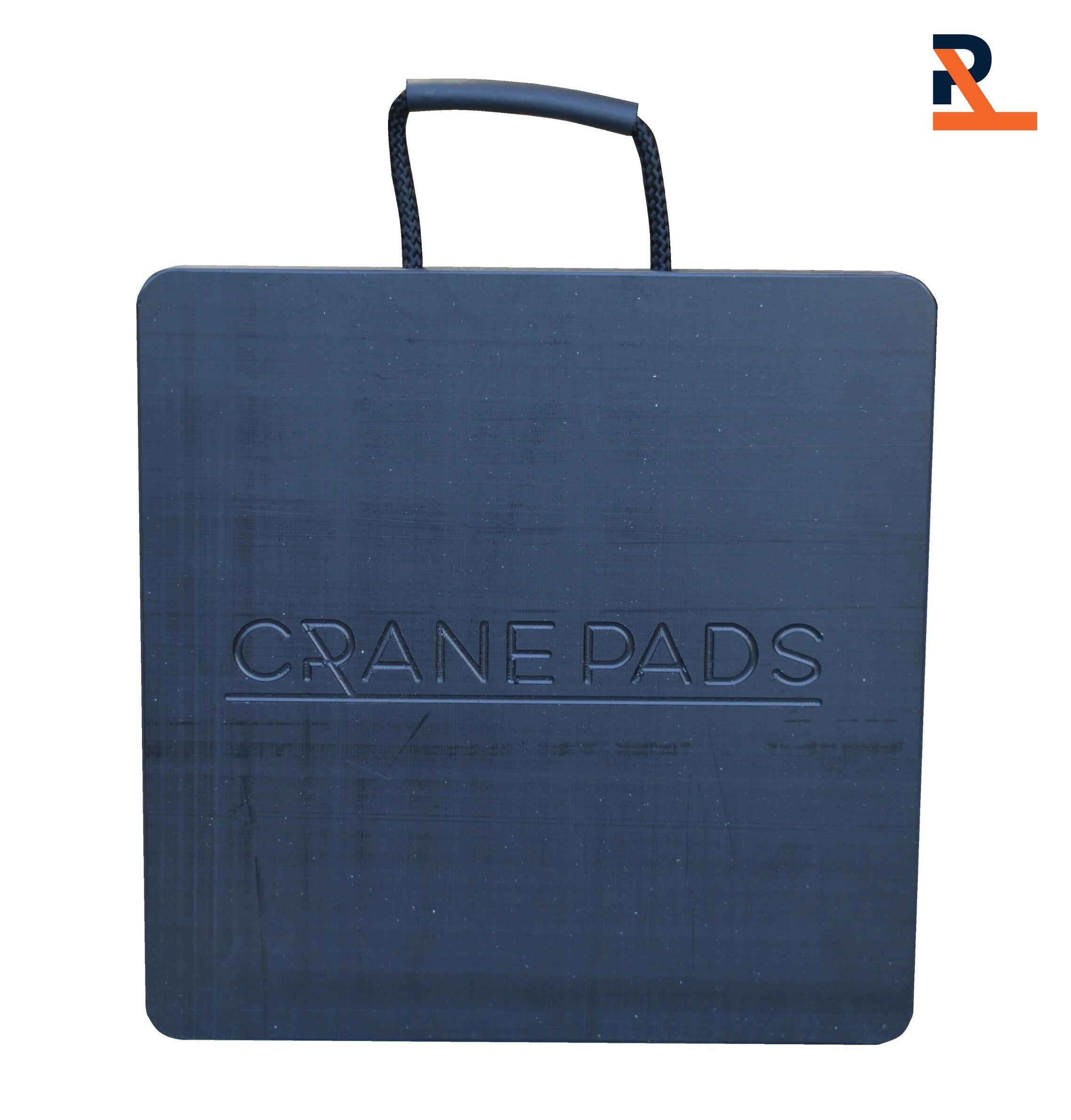 400X400X50mm PRO-TEK RECESSED BLACK CRANE PAD, Spreader Plate ...