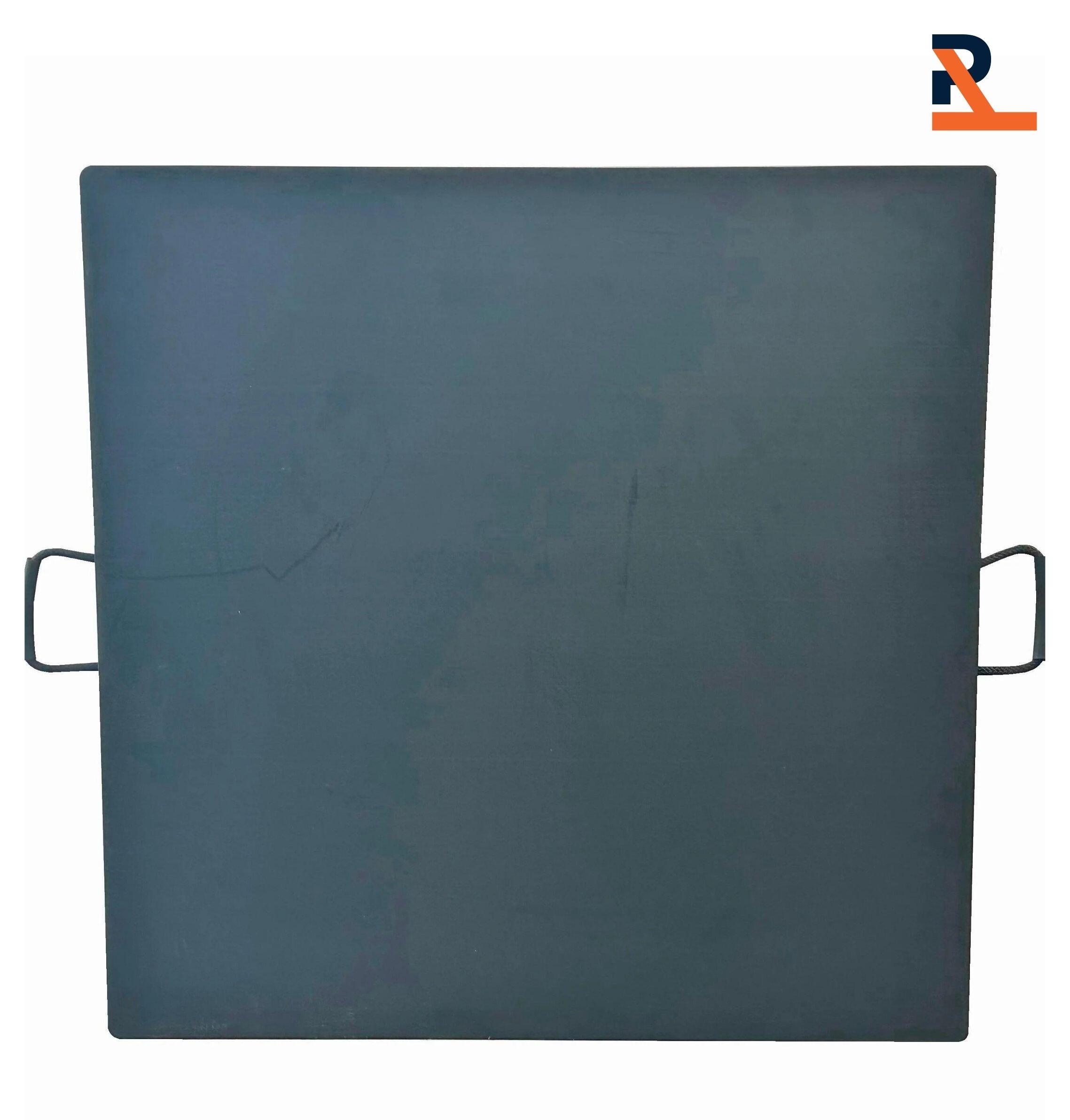 1000x1000x40mm BLACK CRANE PAD, Spreader Plate, Stabilizer Pad, Jack Pad