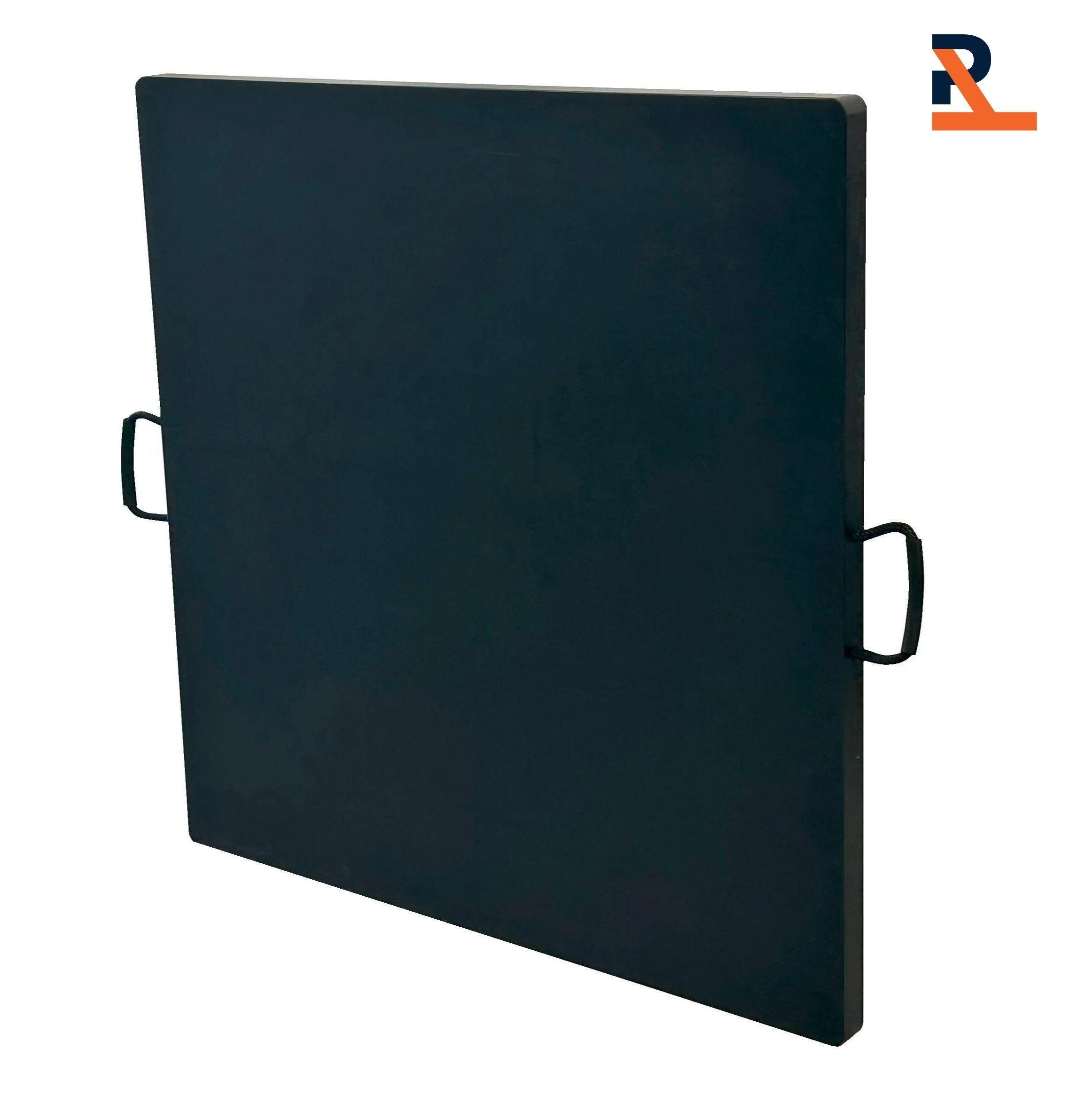 1000x1000x40mm BLACK CRANE PAD, Spreader Plate, Stabilizer Pad, Jack Pad