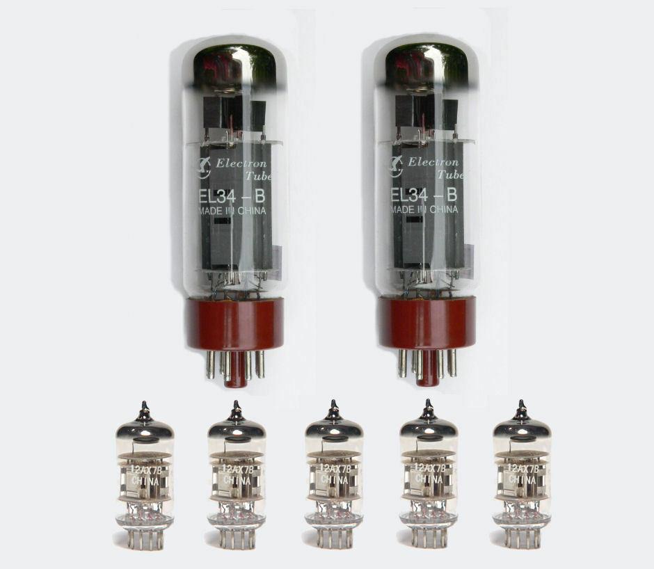 EL34 & 12AX7 / ECC83 Valve kit for JVM205/15 Marshall amplifier and ...