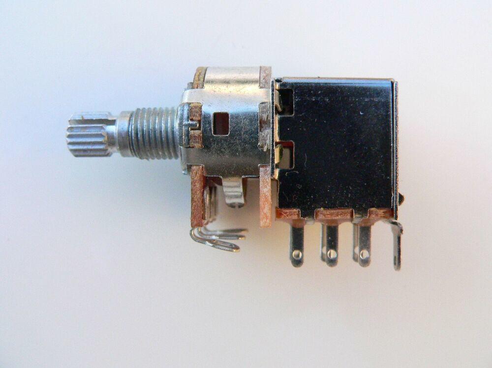 A250K switched short push pull pot for guitar tone/volume 250K log ...