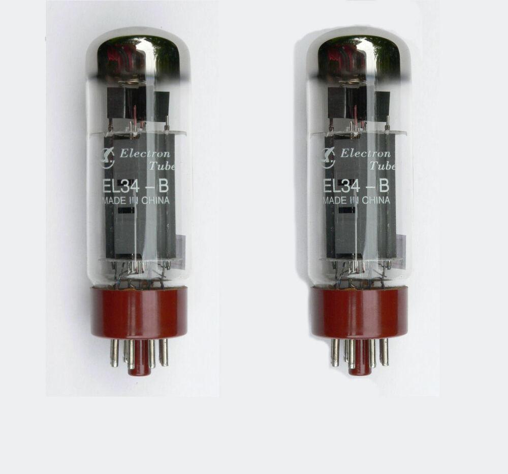 Shuguang EL34 EL34B Valves Matched Pair for guitar valve amplifier 6CA7 Tube