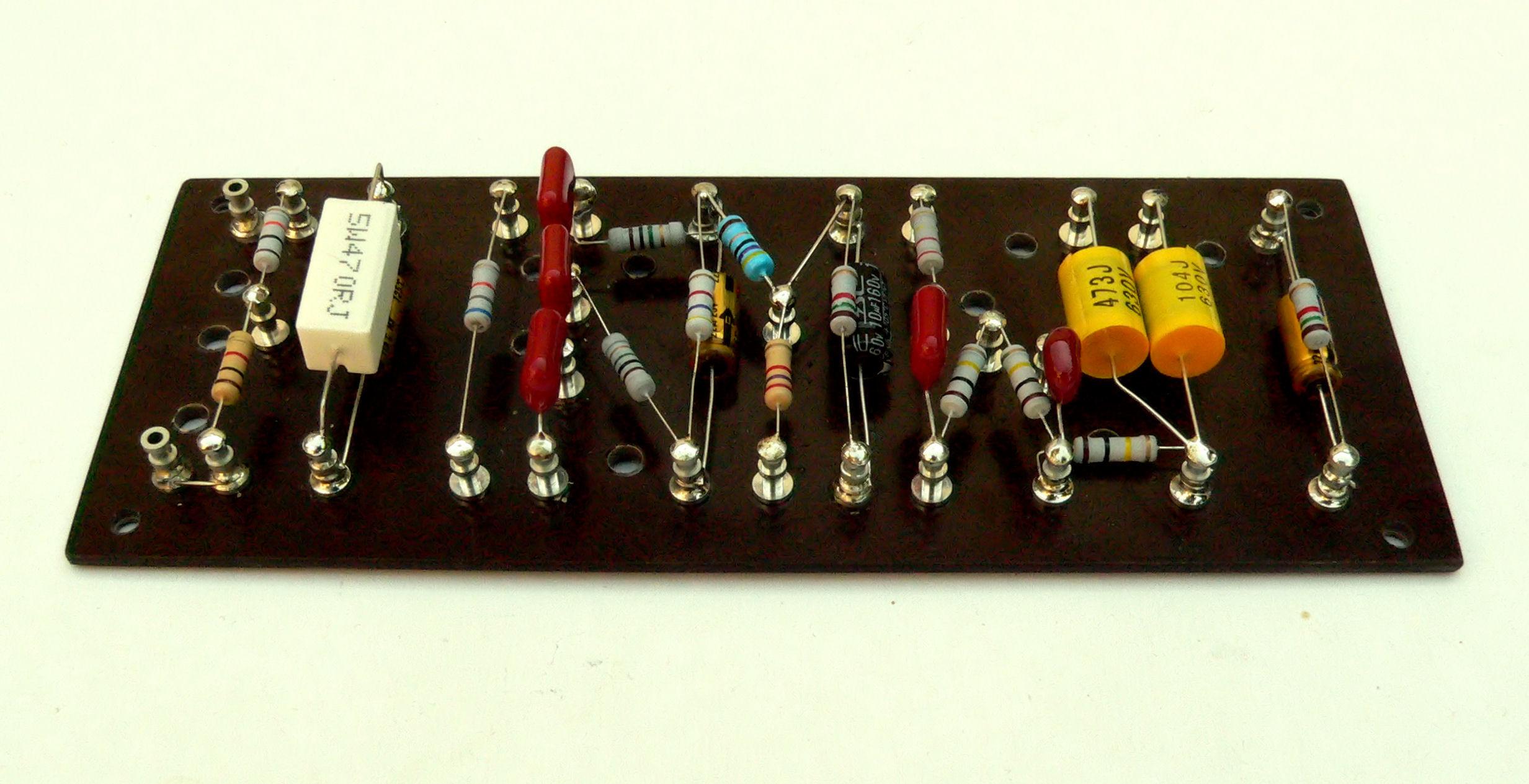 Assembled Turret Board for Fender Non Vibro Champ AA764 amp guitar ...