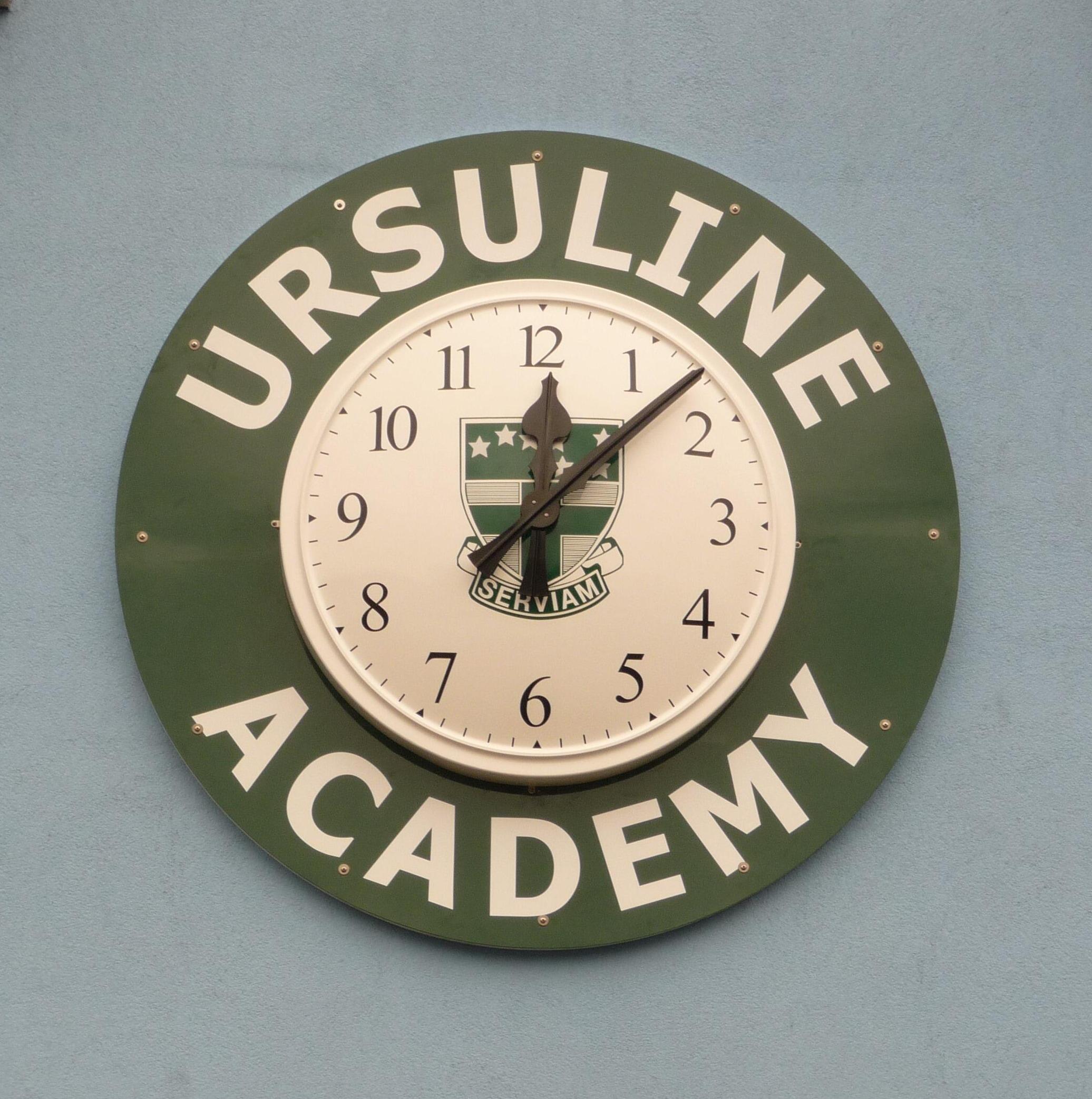 Return Edge Clock - Signage