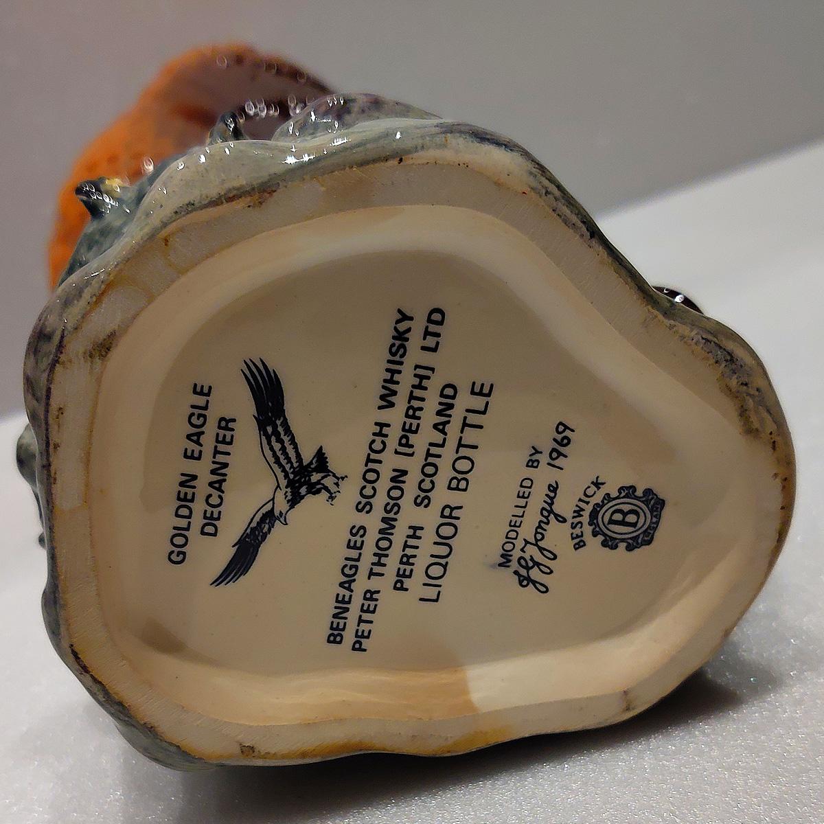 x Beneagles Scotch Whisky in Golden Eagle Decanter by Royal Doulton (75 ...