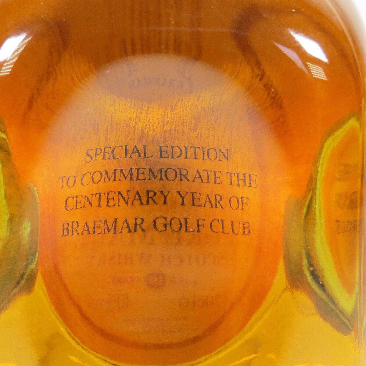 Braemar Golf Club Centenary Commemorative Release 2002 10 Years Old ...