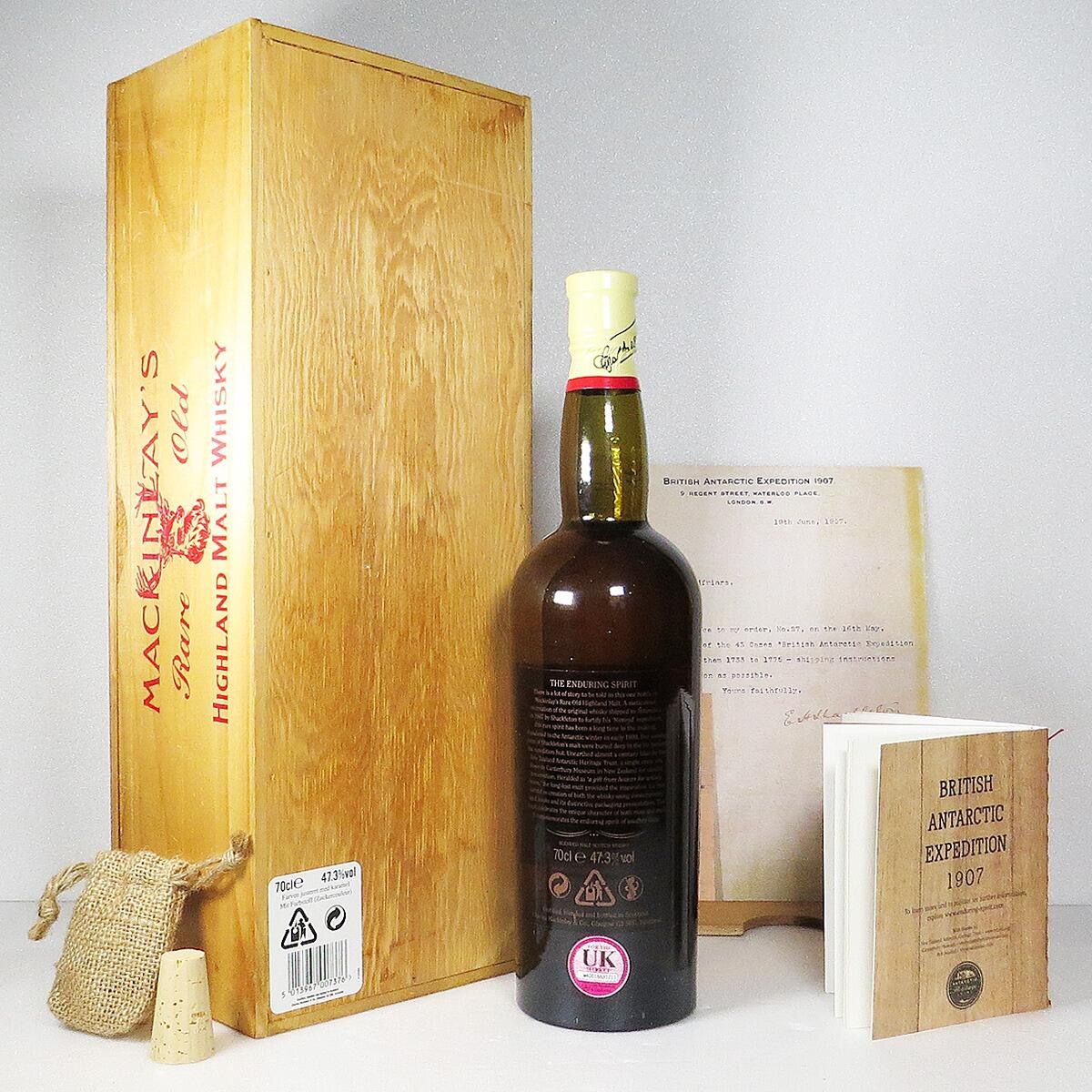 Mackinlay's Shackleton Replica 1st Edition 'The Discovery' (70cl, 47.3%)