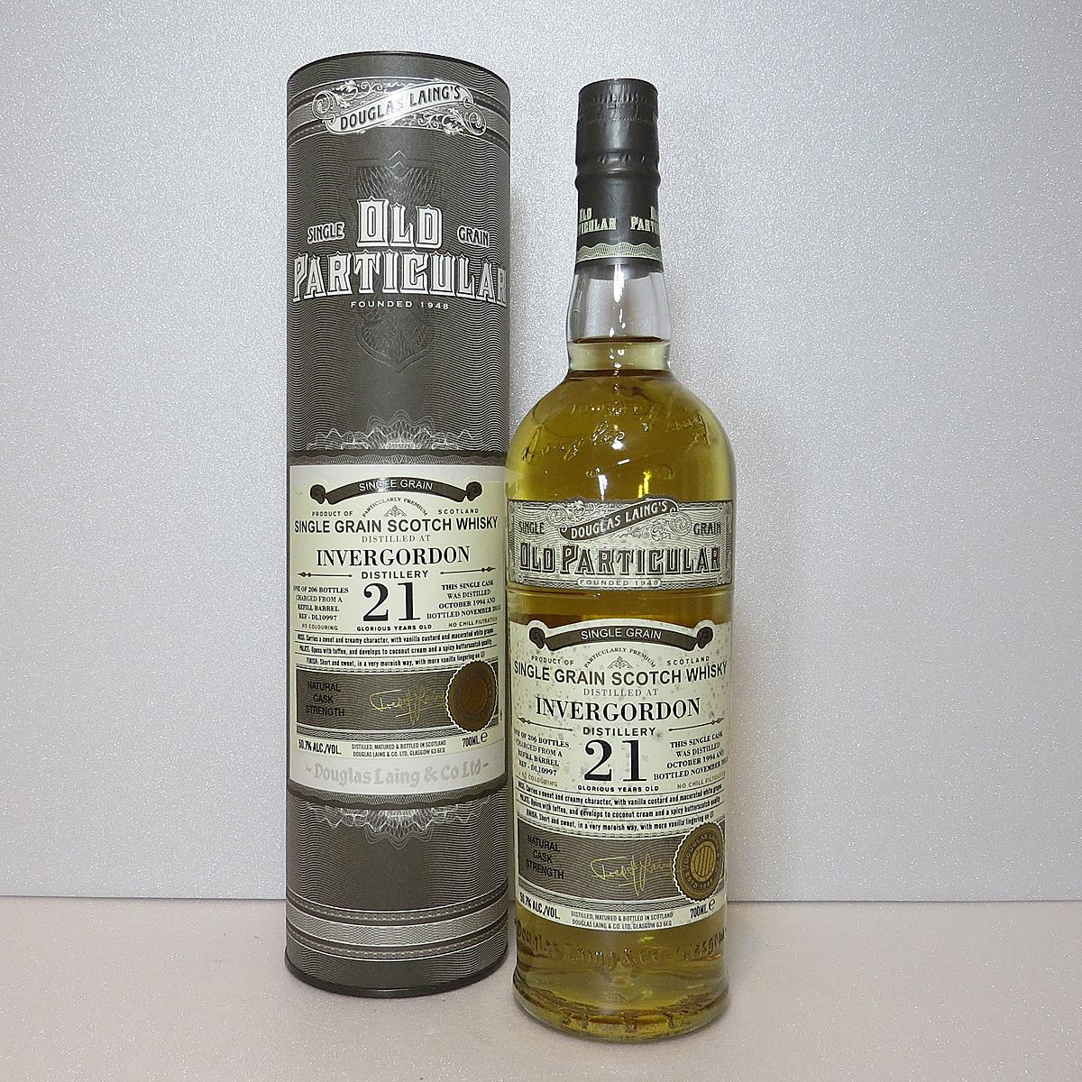 Invergordon 1994 21 Year Old (cask 10997) - Old Particular (Douglas ...