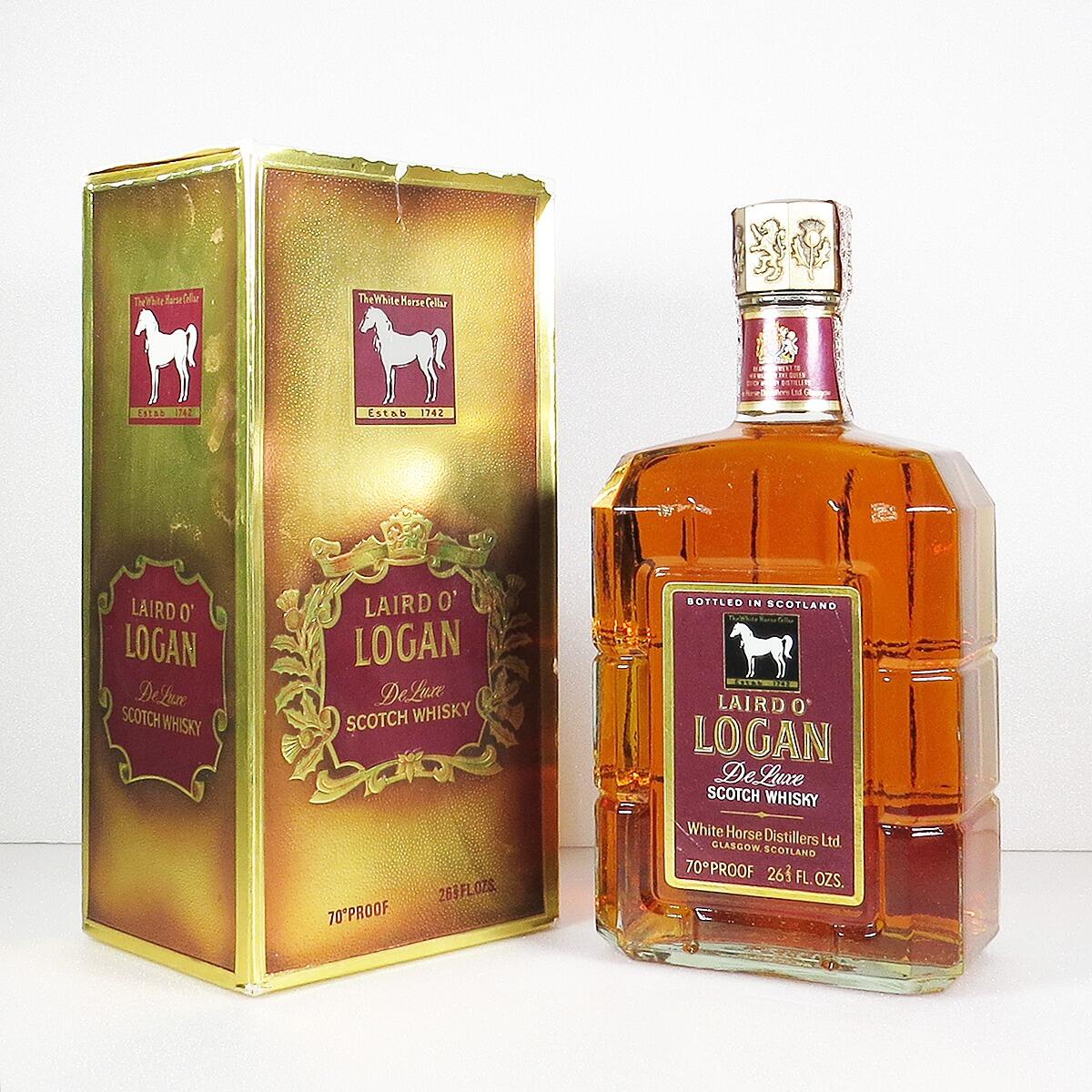 White Horse Laird o' Logan 12 Year Old De Luxe from 1970s (26 2/3 Fl ...