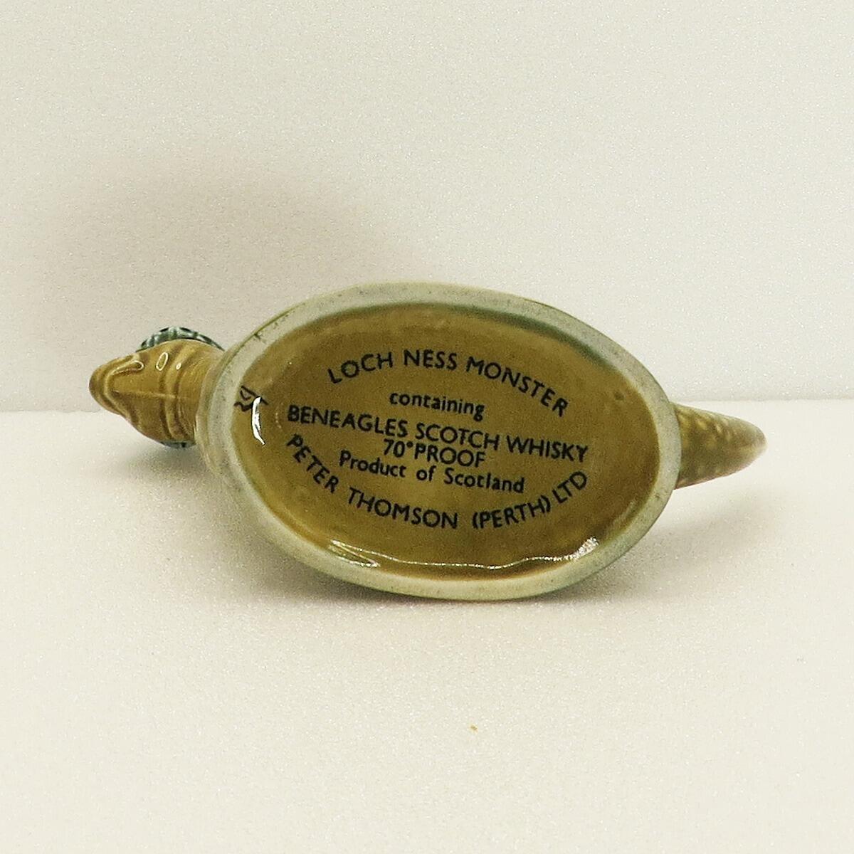 Beneagles Scotch Whisky in Nessie the Loch Ness Monster by Beswick of ...