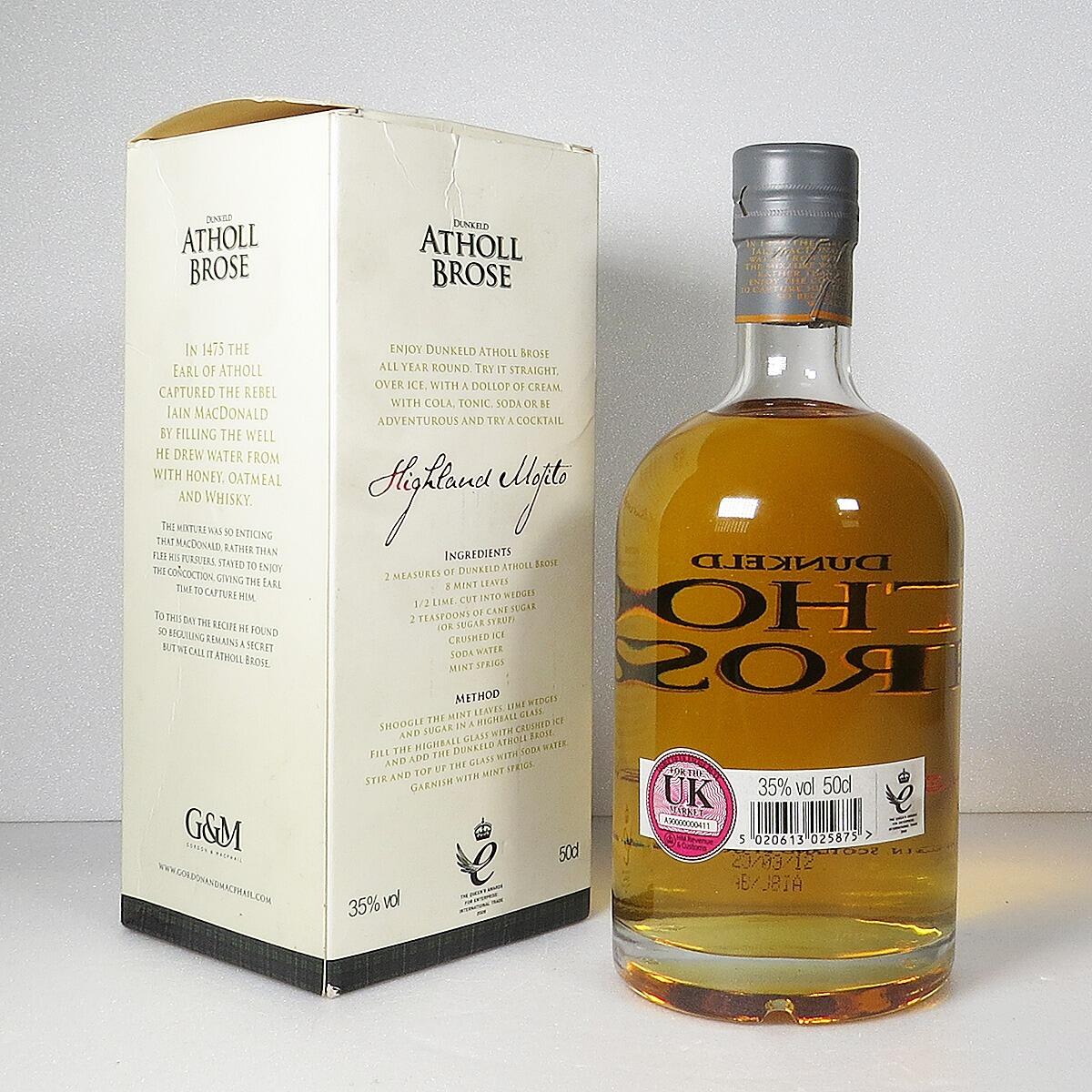 Dunkeld Atholl Brose Scotch Liqueur (50cl, 35%)