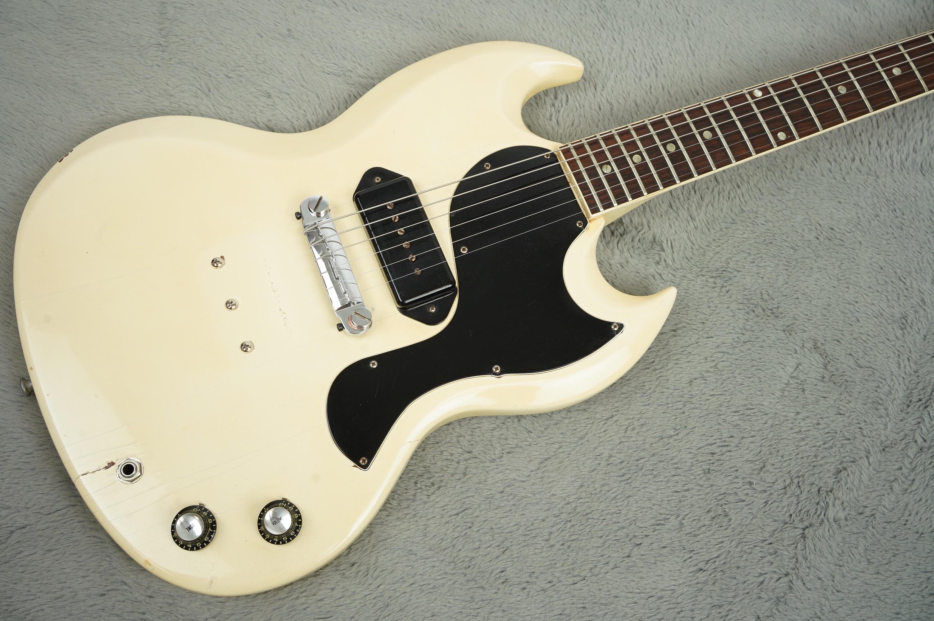 1965 Gibson SG Junior, Polaris White