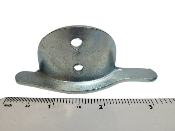 Pressed Steel Endlocks - 3" curved steel lath