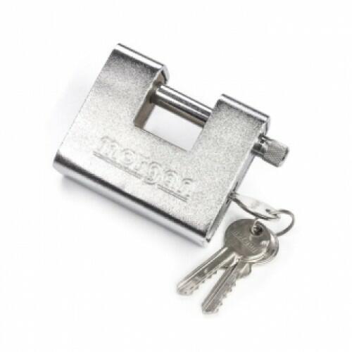Armoured Padlock - 80mm Heavy Duty Hardened Chrome Body NV250B