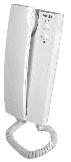 Videx White Audio Handset with Electronic Call Tone