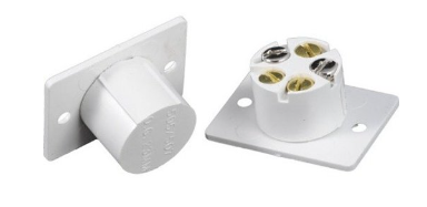 CQR Quick fit Magnetic Flush Door Contact, Non Wired, White