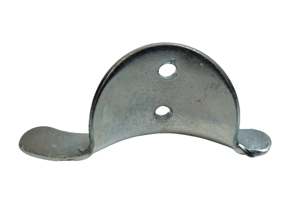 Pressed Steel Endlocks - 3" curved steel lath