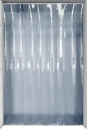 PVC Strip Curtain Clear 2000mm Wide X 2100mm
