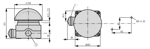 Large Emergency Stop / Palm Switch - EATON, Roller Shutters, Industrial ...